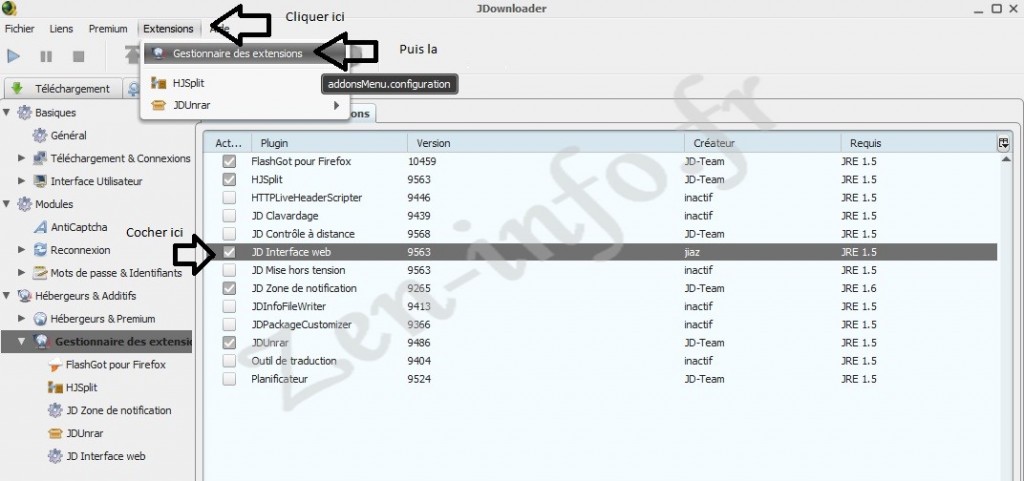 Jdownloader interface web | Zen-info